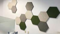 China Meeting Room Polyester Fiber Acoustic Panel Sound Absorbing Durable for sale