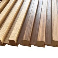 China Recycled Timber Wood Veneer Slats Wall Panels Flavorless Nontoxic for sale
