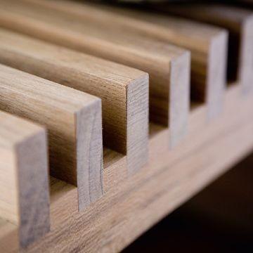 China Fire Resistant Lightweight Acoustic Slat Wood Wall Panels For Building Corridors for sale