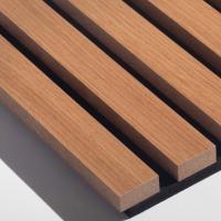 China Multicolor Wall Wood Veneer Slats Mildewproof Odorless Thickness 21MM for sale