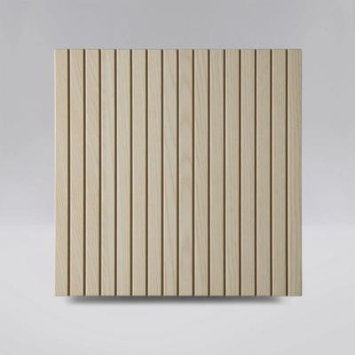 China Durable Fireproof Wood Veneer Slats Nontoxic Sound Absorption for sale