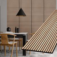 China Eco-Friendly Sound Proof Acoustic Wood Panels Natural Oak Surface for sale