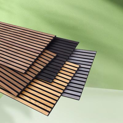China Acousound Akupanel Modern Wooden Acoustic Slat Panel Sound Proof Wall for sale