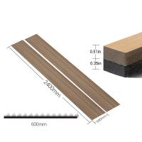 China Standard Style Natural Oak Wooden Acoustic Slat Wood Wall Panels for Home Hotel for sale