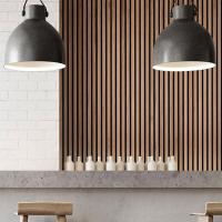China wooden slat acoustic wall panel soundproof wall panels sound absorbing for sale