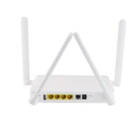 China GPON ONU 4GE 1POTS Dual Band WiFi 2.4G 5G ONT Modem FTTH Terminal 2.5Gbps for sale