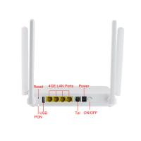China 4GE 1POTS Dual Band WiFi GPON ONU Router 2.4G 5G 867Mbps Compatible ZTE OLT for sale