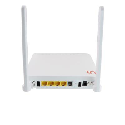 China HGU GPON Dual Band WiFi ONT 4GE 1POTS 2.4G 5.8G Router 2.5Gbps FTTH for sale