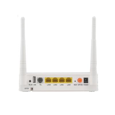 China XPON GPON EPON ONU FTTH Fiber Optic Modem 1GE 3FE WiFi 300Mbps 2.488Gbps for sale