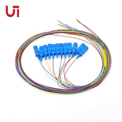 China G652D LC FC Fiber Optic Patch Cord Low Insertion Loss 0.2dB Single Mode for sale