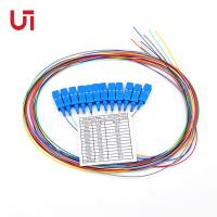 China G652D LC FC Fiber Optic Patch Cord Low Insertion Loss 0.2dB Single Mode for sale