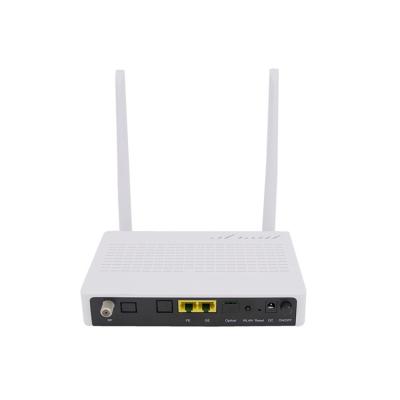 China XPON ONU 2GE CATV WiFi 5.8G Dual Band ONT FTTH GPON EPON Router 2 Tel Ports for sale