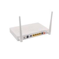 China XPON ONU HGU 1GE+3FE+1POTS WiFi Router DC 12V SC APC 300Mbps FTTH Modem for sale