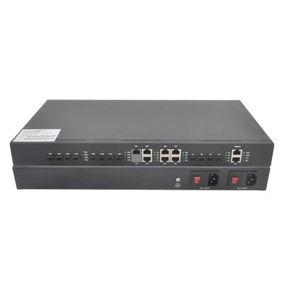 China 8 Port EPON OLT 60W Fiber Optic Equipment 10G Uplink 1U Rack Mount for sale