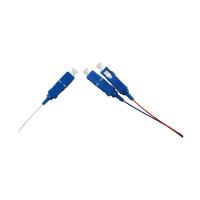 China Mini Steel Tube PLC Splitter 1x2 SC UPC Fiber Optic 1260-1650nm FTTH for sale