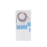China UPC 8 Way Fiber Splitter FTTX Passive Optical Splitter Gpon 1310nm for sale