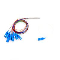 China UPC 8 Way Fiber Splitter FTTX Passive Optical Splitter Gpon 1310nm for sale
