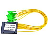 China Corning Abs Box Plc Splitter Gpon 1x8 Low Excess Loss for sale