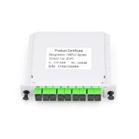 China Modular Fiber Optic PLC Splitter 1x8 Inserting Low PDL Divisor De Fibra for sale