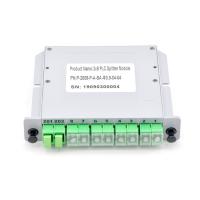 China ABS 2x8 Multimode Fiber Optic Splitter Plc LGX Box Cassette Card Inserting for sale