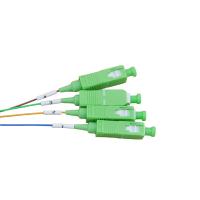 China 1x4 Fiber Optic PLC Splitter Gpon Passive Apc Connector 1.5m FTTH Networking for sale