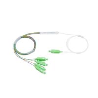 China 1x4 Fiber Optic PLC Splitter Gpon Passive Apc Connector 1.5m FTTH Networking for sale