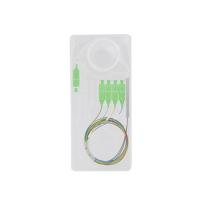 China 1x4 Fiber Optic PLC Splitter Gpon Passive Apc Connector 1.5m FTTH Networking for sale