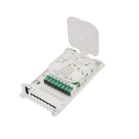 China FTTH Fiber Optic Terminal Box 8 Port IP66 2 In 8 Out Two Layers ABS FTTx Distribution for sale