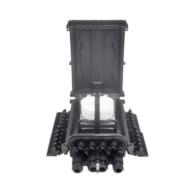 China FTTH Fiber Optic Terminal Box 16 Ports IP68 Outdoor NAP Breakout Closure 385x245x130mm for sale