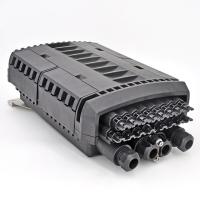 China Horizontal IP68 Pole Fiber Optic Socket Panel 155mm Ftth Fiber Optic Termination Box for sale