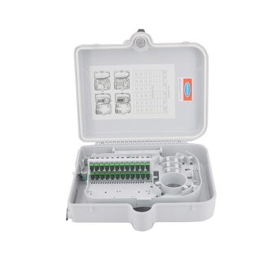 China 225mm Wall Mount Terminal Box IP66 FTTH Fiber Distribution Box 12 Ports for sale
