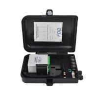 China Outdoor 85mm Fiber Optic Splitter Box PLC Two Tier 2 Input 16 Output Wall Mount for sale
