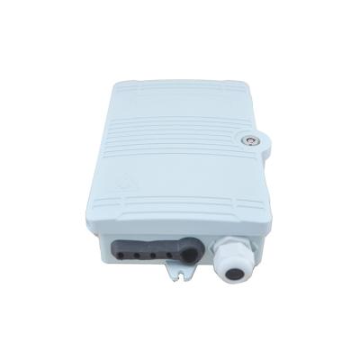 China FDB 104A Fiber Optic Distribution Box 40mm 1 In 4 Out IP65 Wall Mount for sale