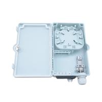 China FDB 104A Fiber Optic Distribution Box 40mm 1 In 4 Out IP65 Wall Mount for sale