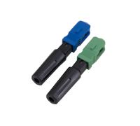 China 0.25db Optical Cable Connector SC 5507 Lc Fast Connector Blue Field Installable for sale