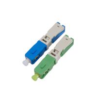 China 0.3db Drop Fiber Optic Fast Connector 40N Apc Telecom Level for sale