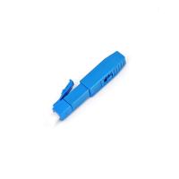 China 38mm APC Single Mode Fiber Connectors Optic LC 3801 Splice Unicam for sale
