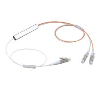 China OM2 1x2 Cable Fiber Optic PLC Splitter FTTH Ferrule Section for sale