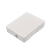 China FTTH 1 Port ABS Fiber Optic Terminal Box Socket Panel SC Type for sale