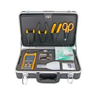 China 6S Cleaver Fiber Optic Tool Kit VFL 10mW Fiber Optic Cable Termination Kit for sale