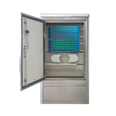 China IP65 Outdoor Fiber Optic Cross Connect Cabinet GXF 48 144 288 Cores FTTH Distribution Box for sale