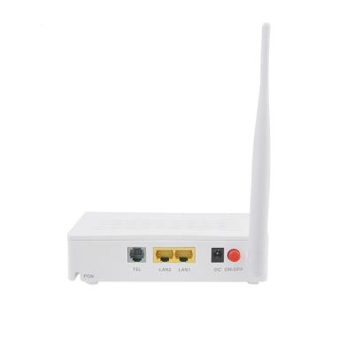 China XPON ONU 1GE 1FE 1Tel WiFi 5GHz Dual Mode GPON EPON ONT Modem FTTH for sale