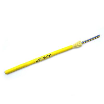 China OM3 Alarm Indoor Fiber Optic Cable G652D 2 Core Ftth Drop Cable for sale