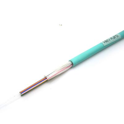 China GJFV Singlemode Multicore Optical Fiber OM3 Indoor Fiber Cable 24 Core for sale