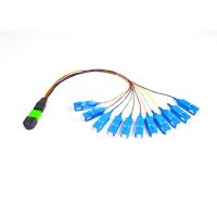China 0.9mm Mtp Mpo Fiber Patch Cable Fan Out Mpo Fiber Patch Cord for sale