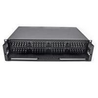 China 2U 96 Cores MPO MTP Fiber Patch Panel Cassette Unloaded Rackmount Sliding ODF for sale