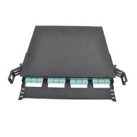 China 19 Inch 1U 144 Port MPO MTP LC Fiber Patch Panel Cassette for sale