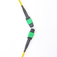 China MTP MPO Patch Cord SM APC Low Loss 12 Fiber US Conec Trunk Cable for sale