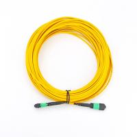 China MTP MPO Patch Cord SM APC Low Loss 12 Fiber US Conec Trunk Cable for sale