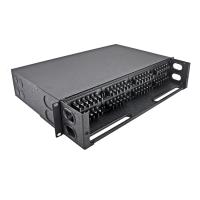 China 2U 96 Cores MPO MTP Fiber Patch Panel Cassette Unloaded Rackmount Sliding ODF for sale